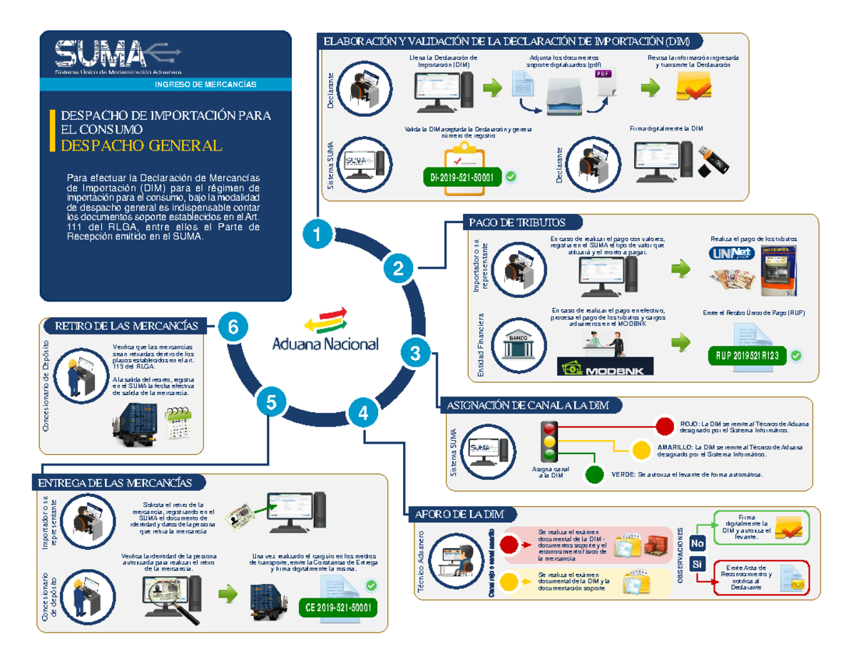 Info Despacho Importacion Consumo Despacho General - Para efectuar la ...