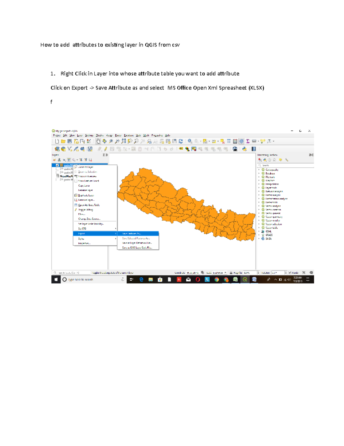 How To Add Attributes To Existing Layer In Qgis From Csv Geogrpahic