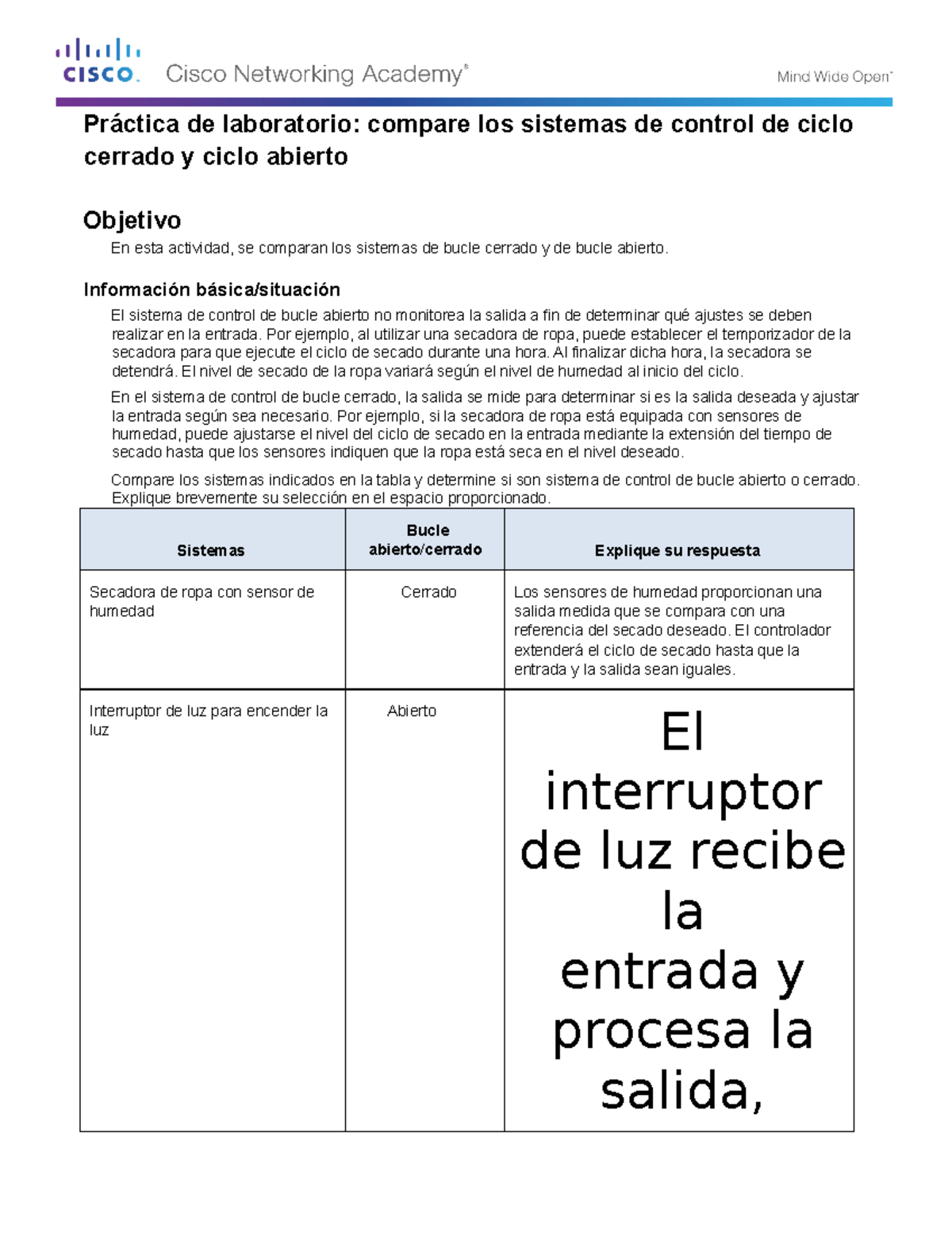 Practica Lavoratorio 02 - Práctica de laboratorio: compare los sistemas ...