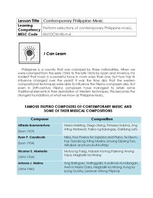 Q3 Arts 10 Module 3 - 10 Arts Quarter 3 – Module 3 : Media-Based Arts ...
