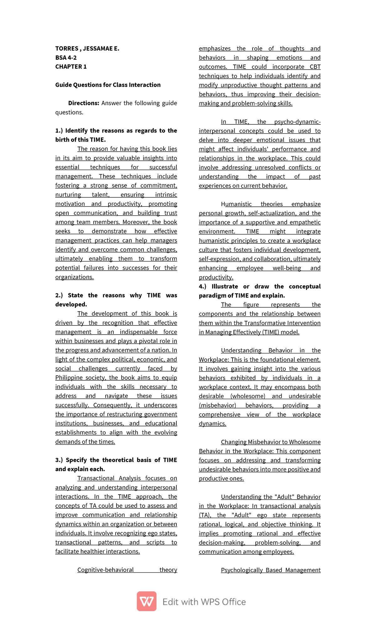 1 - Practice materials - TORRES , JESSAMAE E. BSA 4- CHAPTER 1 Guide ...