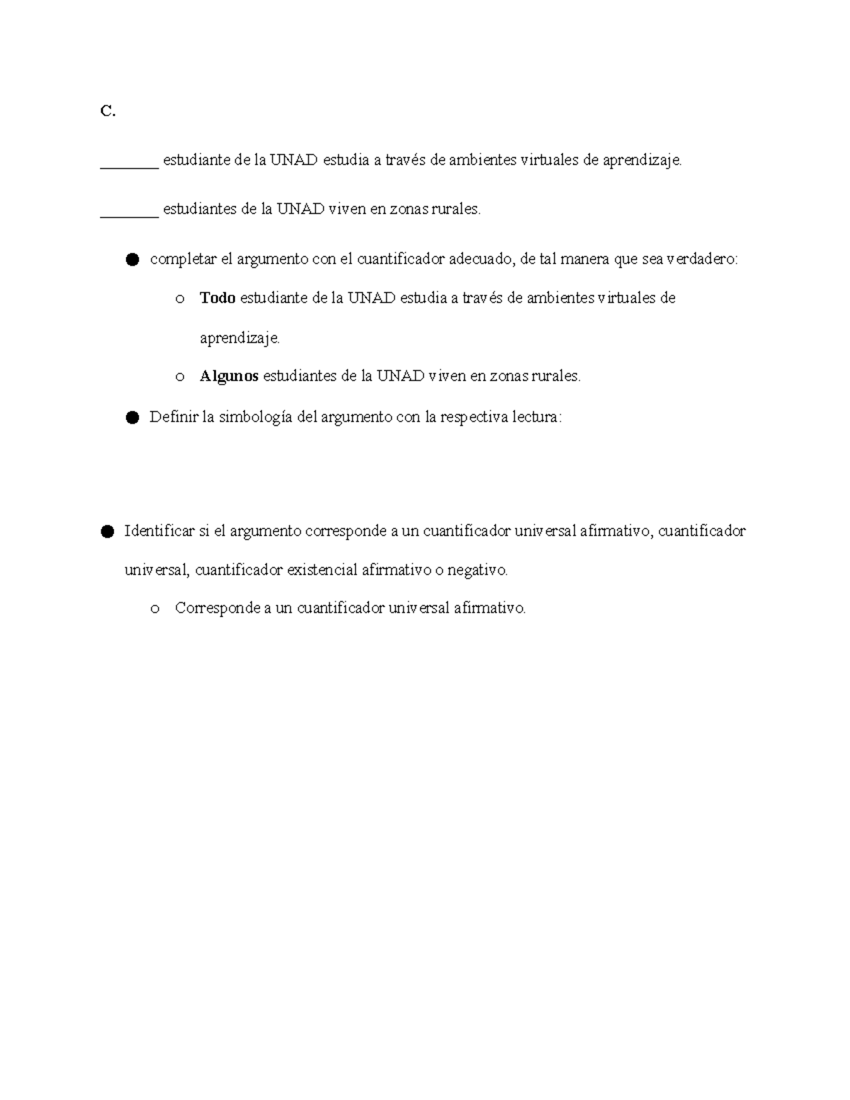 Trabajo Diego Medina - dadadd - _______ estudiante de la UNAD estudia a ...