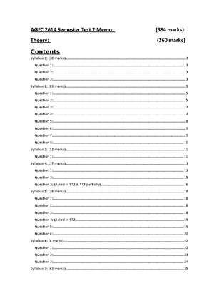 AGRICULTURAL ECONOMICS PAST QUESTION PAPER - AGEC2614 - UFS UV - Studocu