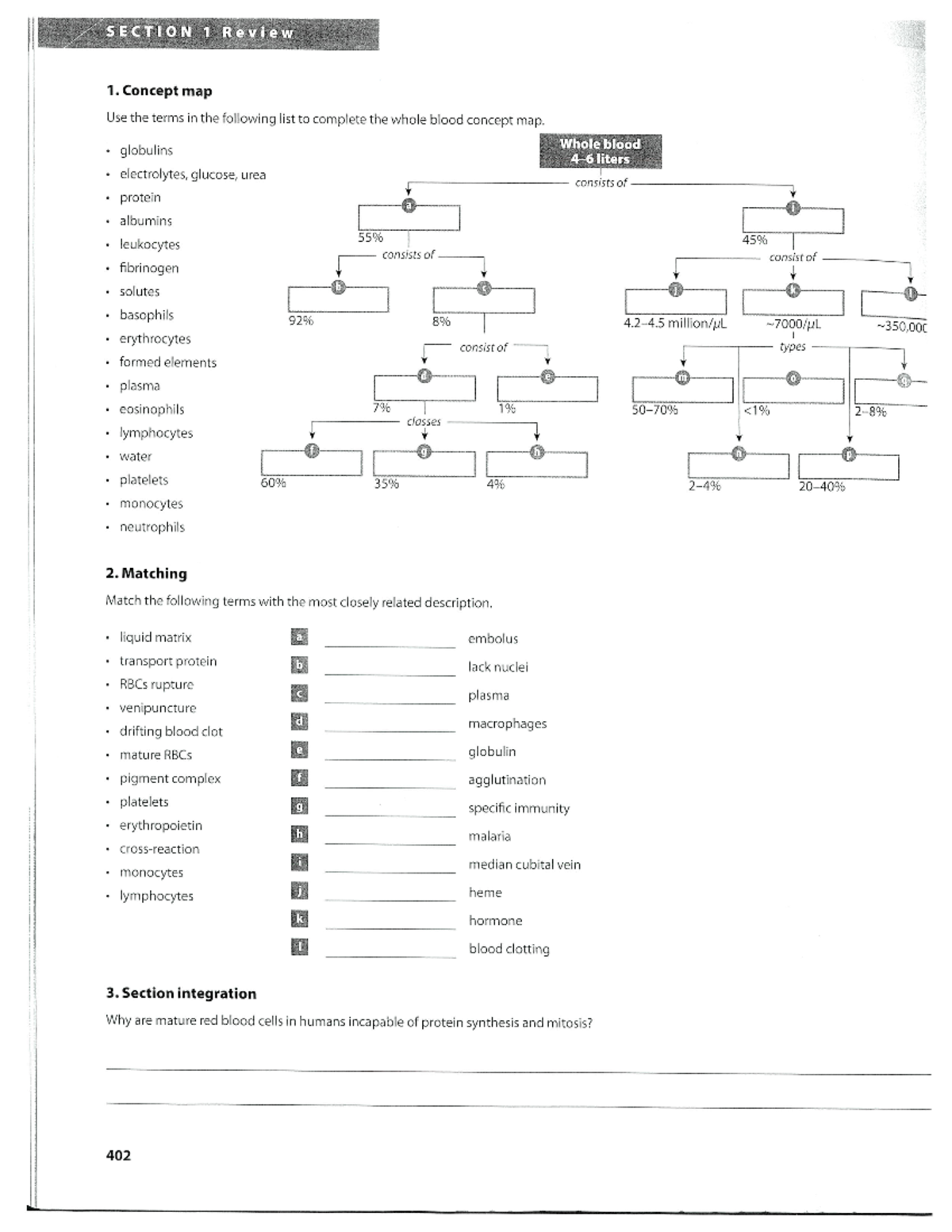 ANAT 113 Week 12 Blood and Heart Worksheets F2015 - PHAR-103 - Studocu