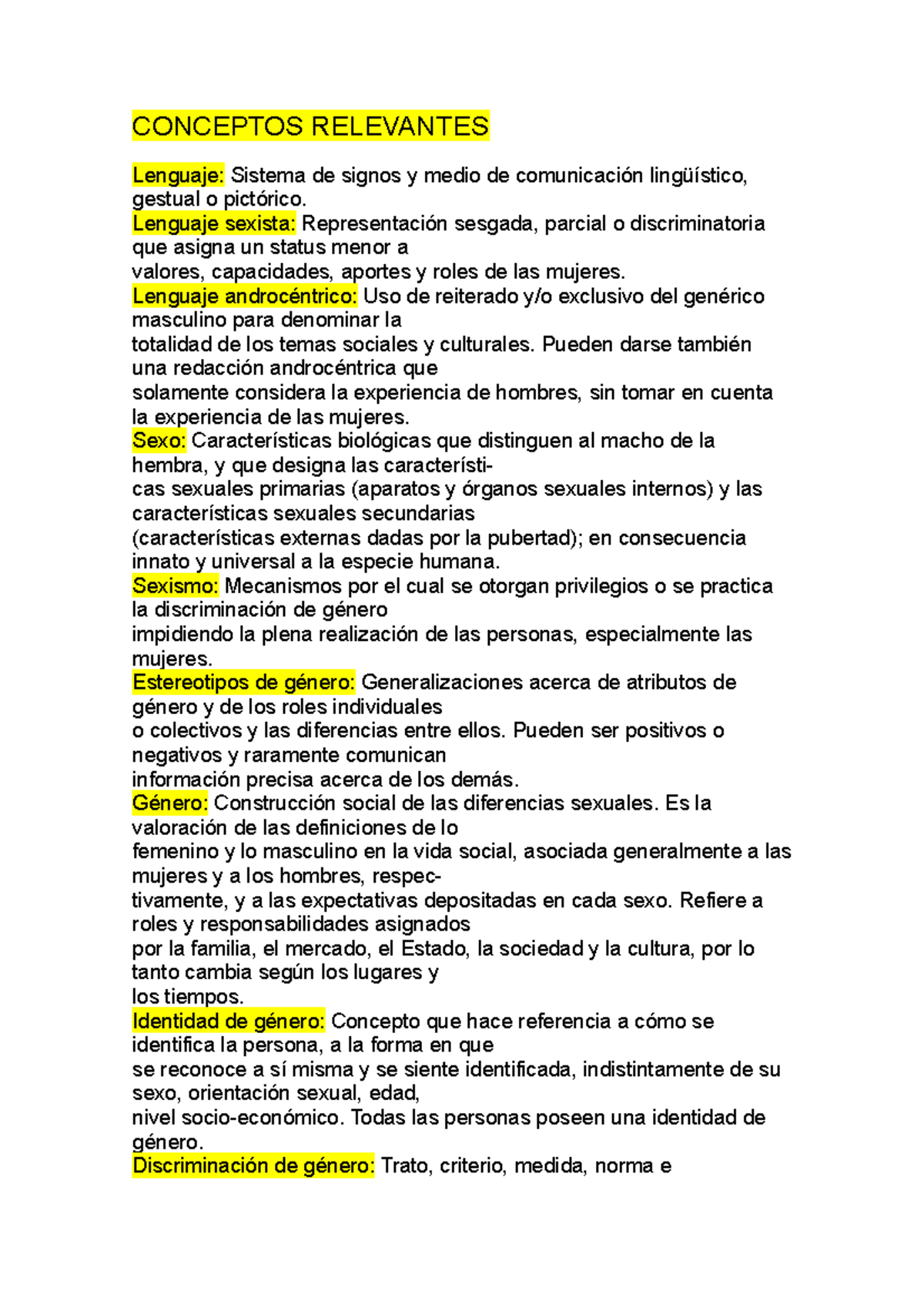 Conceptos claves - Acumulación - CONCEPTOS RELEVANTES Lenguaje: Sistema ...