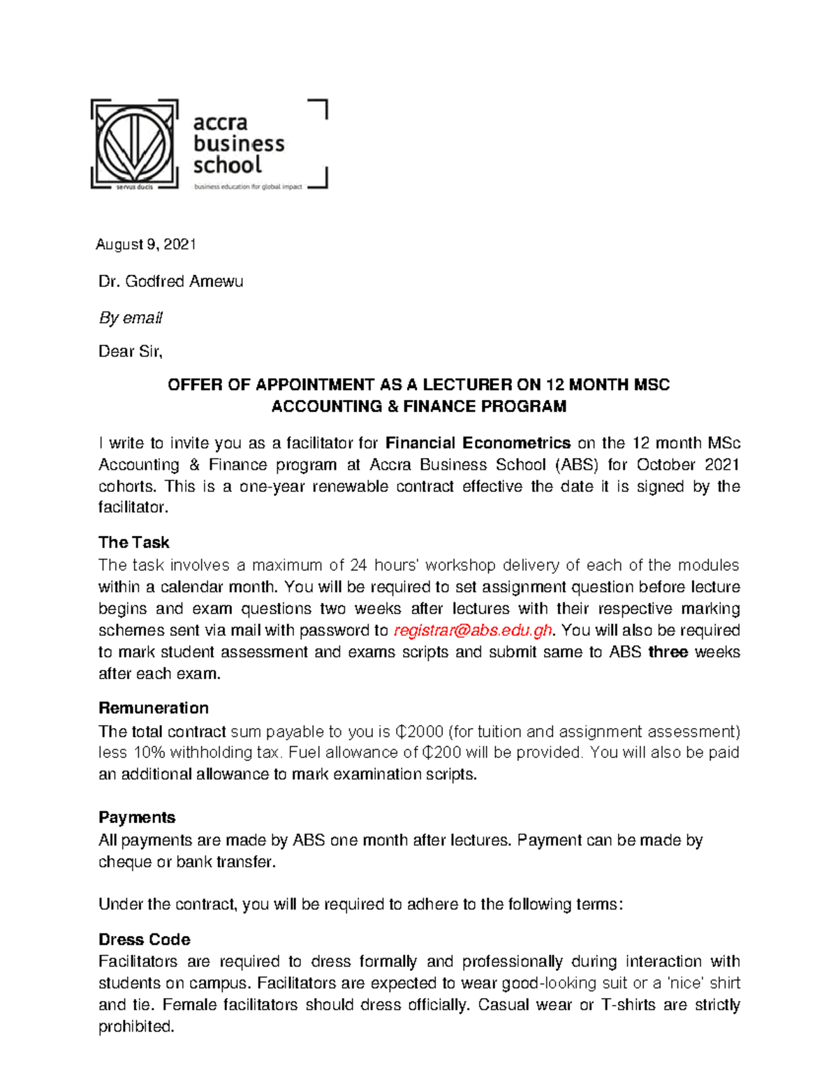 Dr. Godfred Amewu- Financial Econometrics- October 2020[219] - August 9 ...