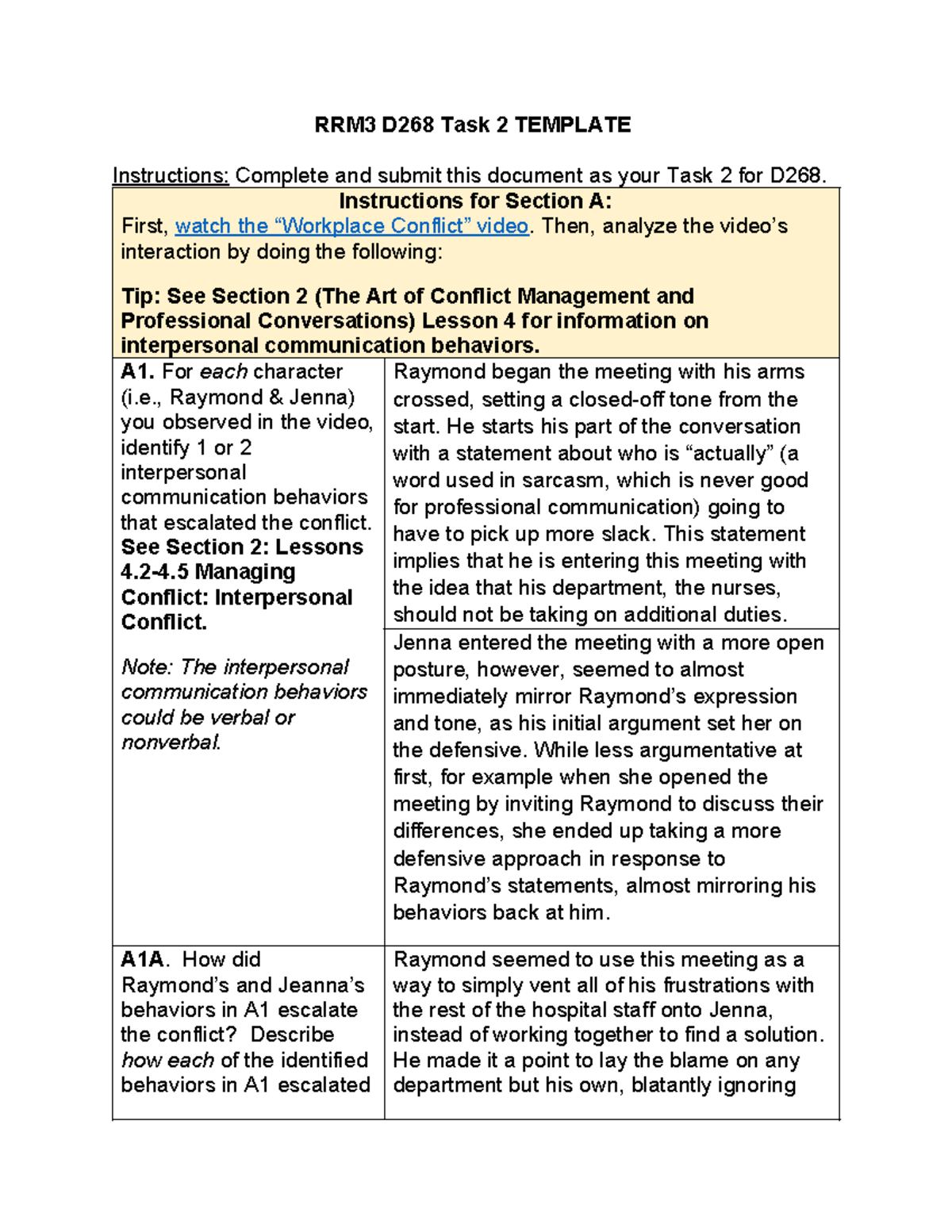 RRM3 D268 Task 2 Task 2 Template - RRM3 D268 Task 2 TEMPLATE ...