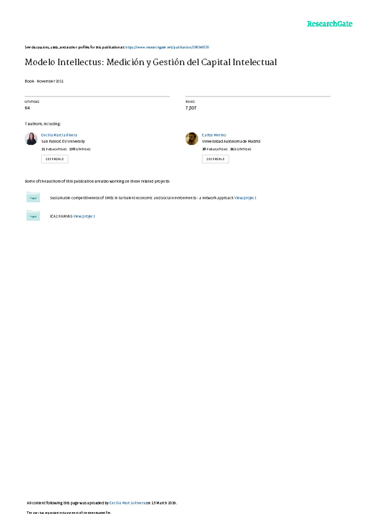 Modelo Intellectus Medicion y Gestion del capital intelectual - See ...
