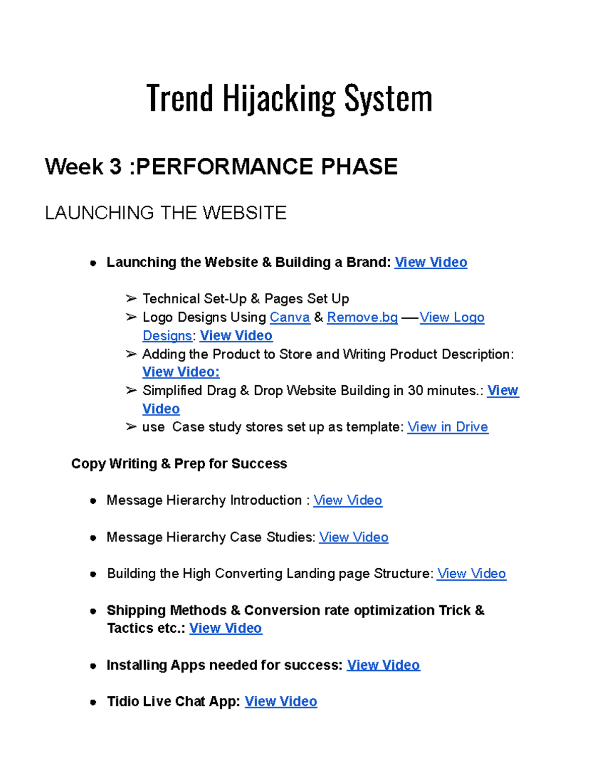 Week 3- Trend Hijacking System - Trend Hijacking System Week 3 ...