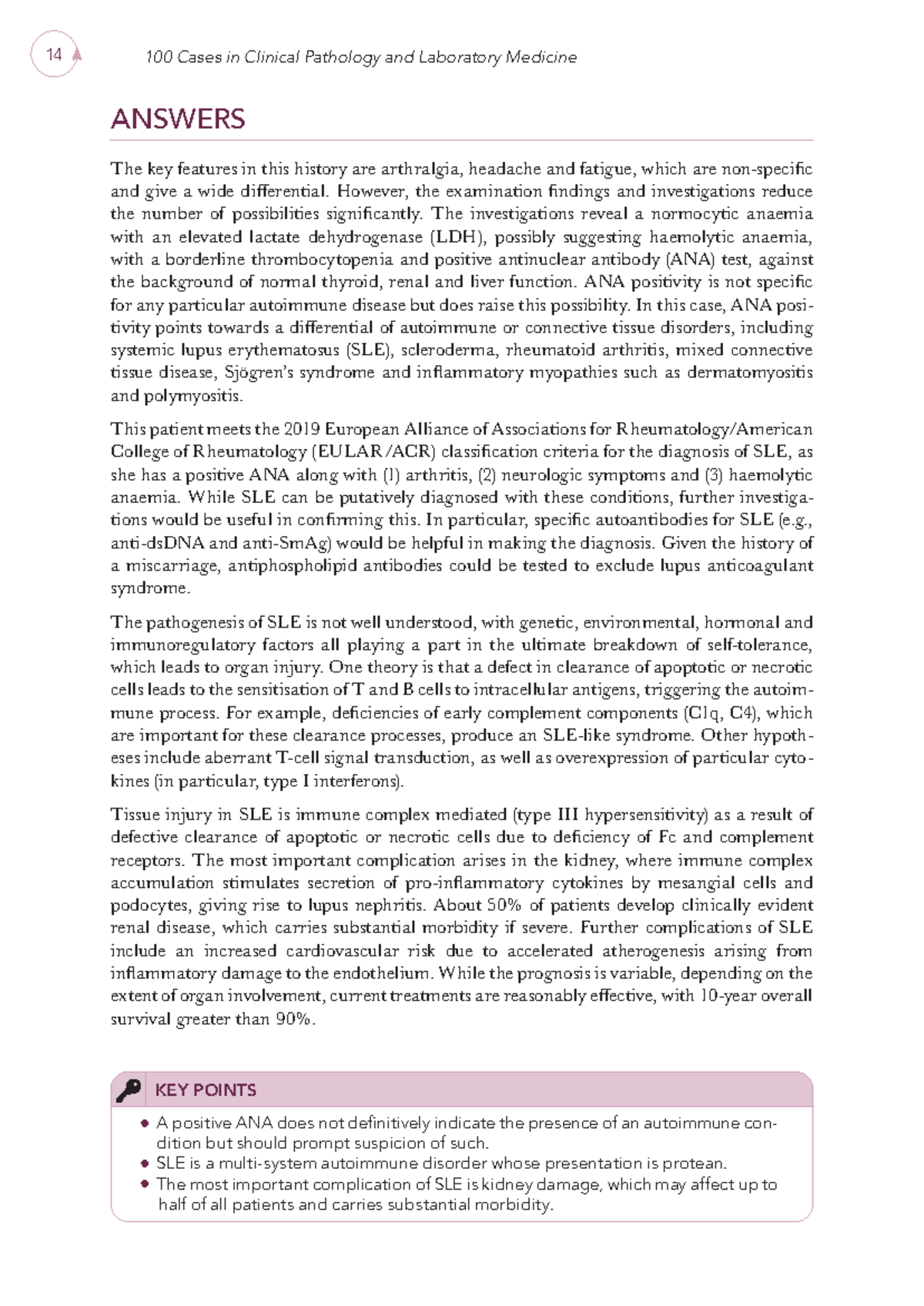 Cases in clinical pathology (3) - 14 100 Cases in Clinical Pathology ...