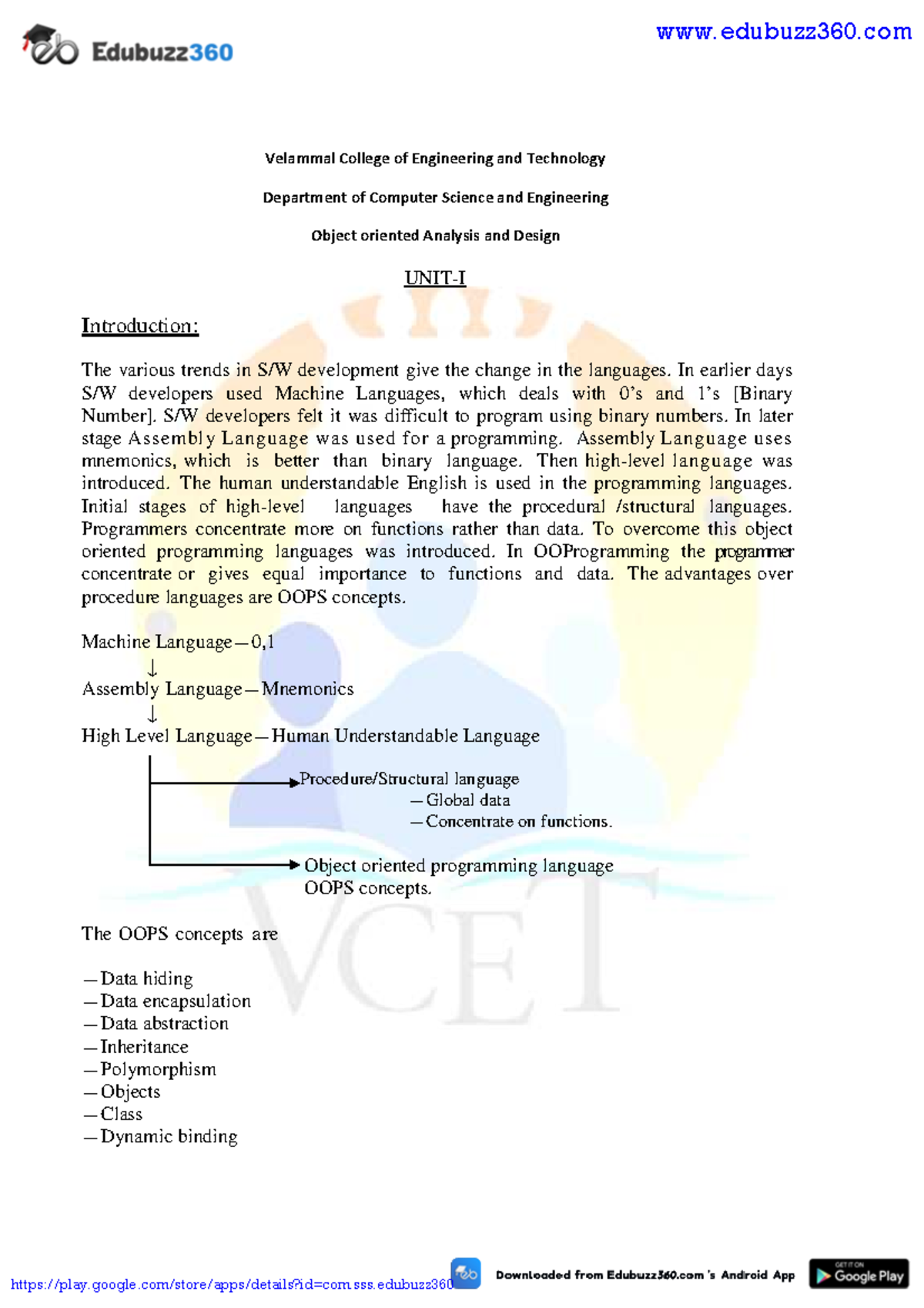 CS8592 Notes 007 edubuzz 360 - Velammal College of Engineering and ...
