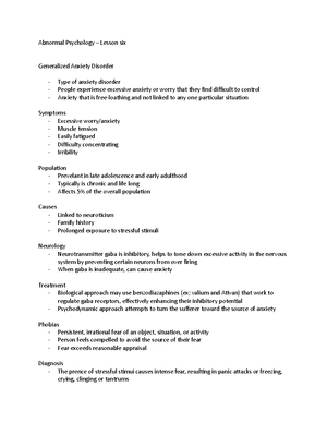 Chapter 1 part 2 - Notes for abnormal psych - Current Perspectives ...