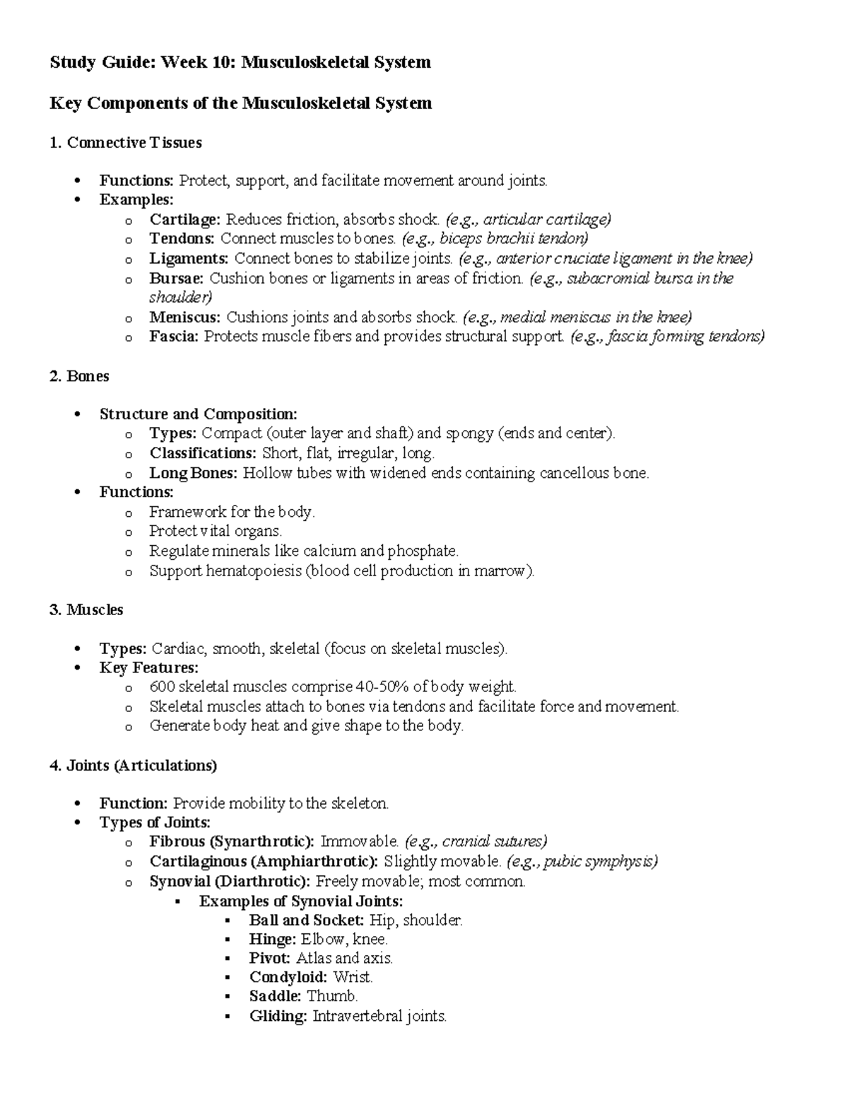 Week 10 Fundamentals. Ready to Print - Study Guide: Week 10 ...