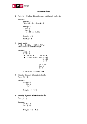 Formulas Pc1 - Matemática para Ingenieros I - UTP - Studocu
