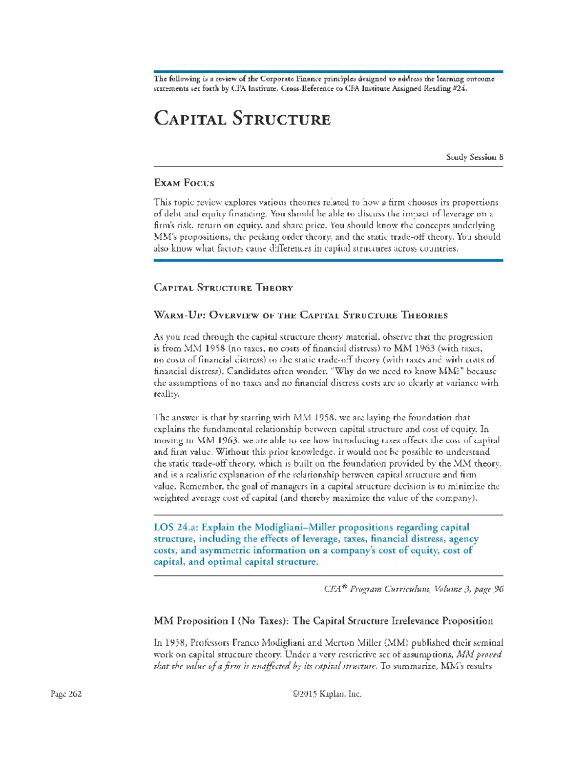 Capital structure - Finance - Studocu