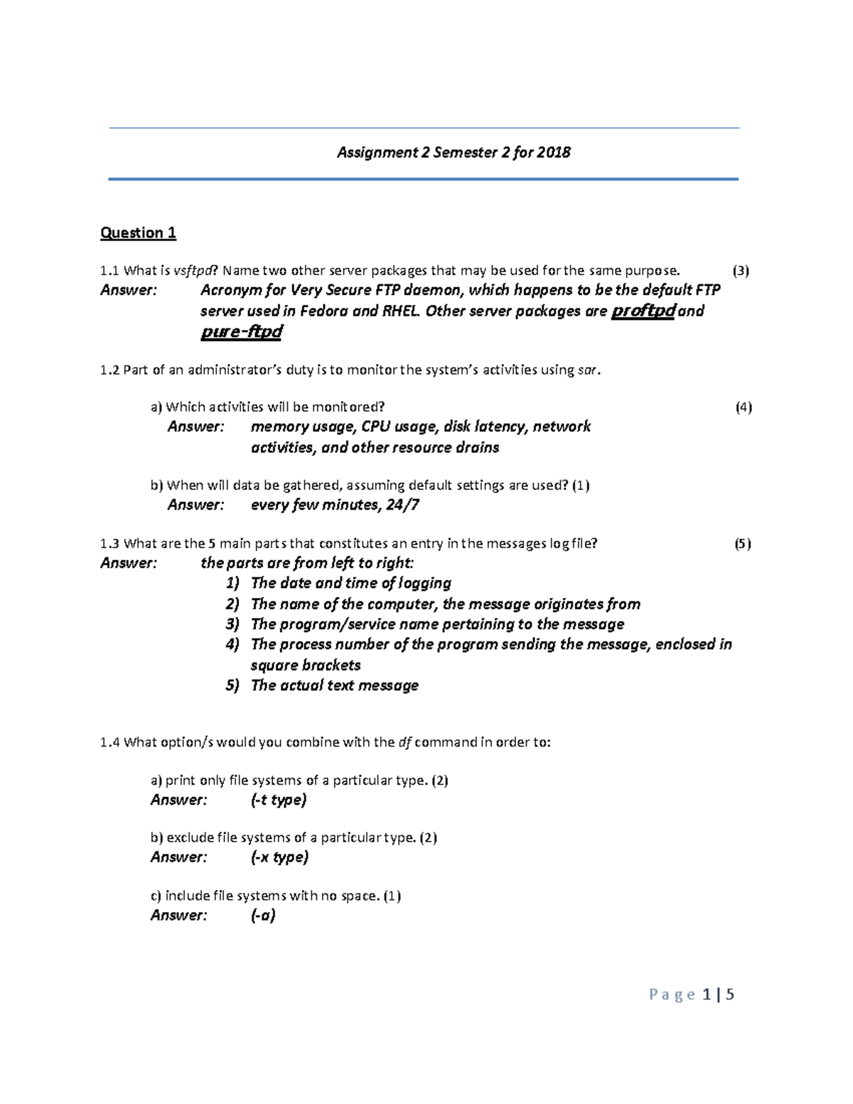 38632543 ASS2 ICT3631-18-S2 798321 - Assignment 2 Semester 2 for 2018 Question 1 1 What is ...