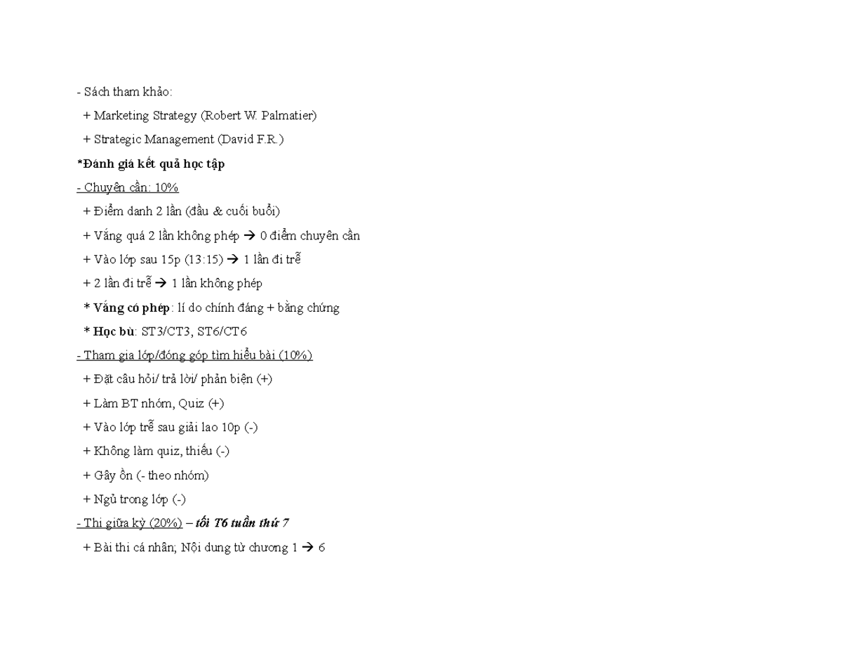 Ghi-chú - ddffff - Sách tham khảo: Marketing Strategy (Robert W ...