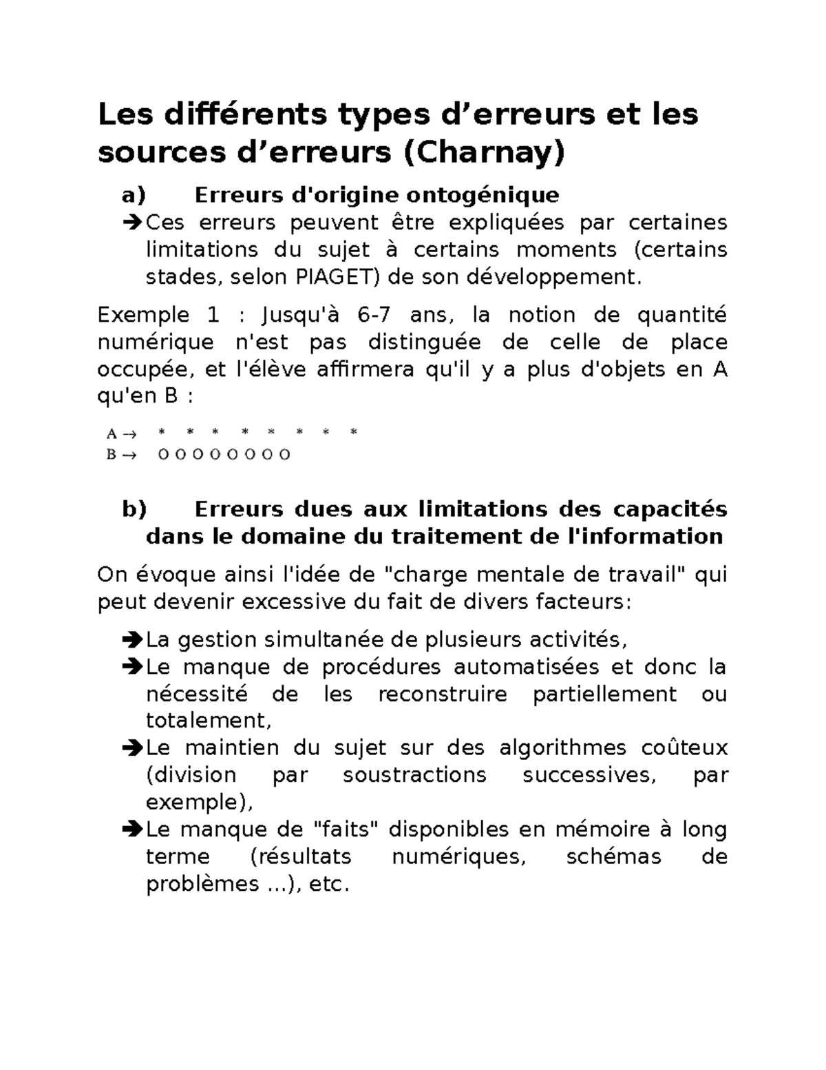 Erreurs Les Différents Types Derreur Les Différents Types Derreurs Et Les Sources D 
