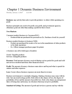 Entrapenuership 4 - assignment 4 - Entrepreneurship: The Venture BDI3C ...