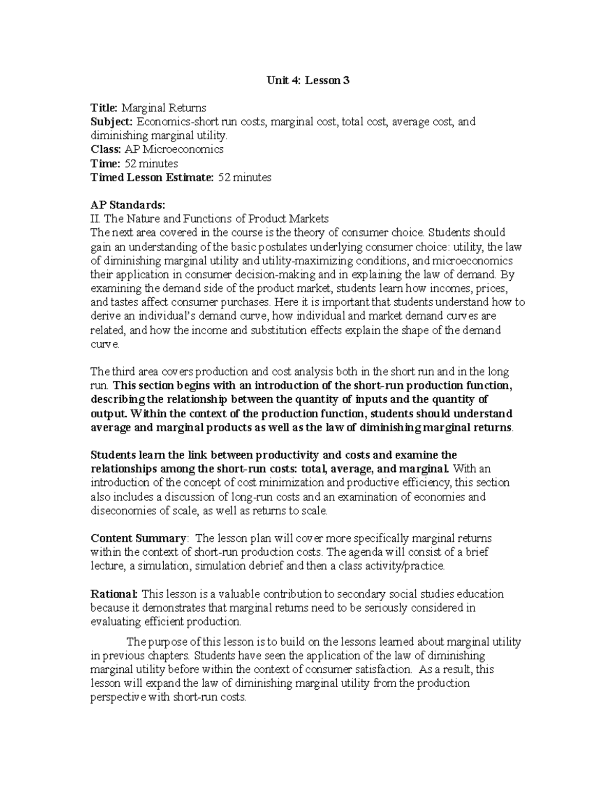 Mullin unit 4 lesson 3 - nsakld;fnask;cnozs - Unit 4: Lesson 3 Title ...