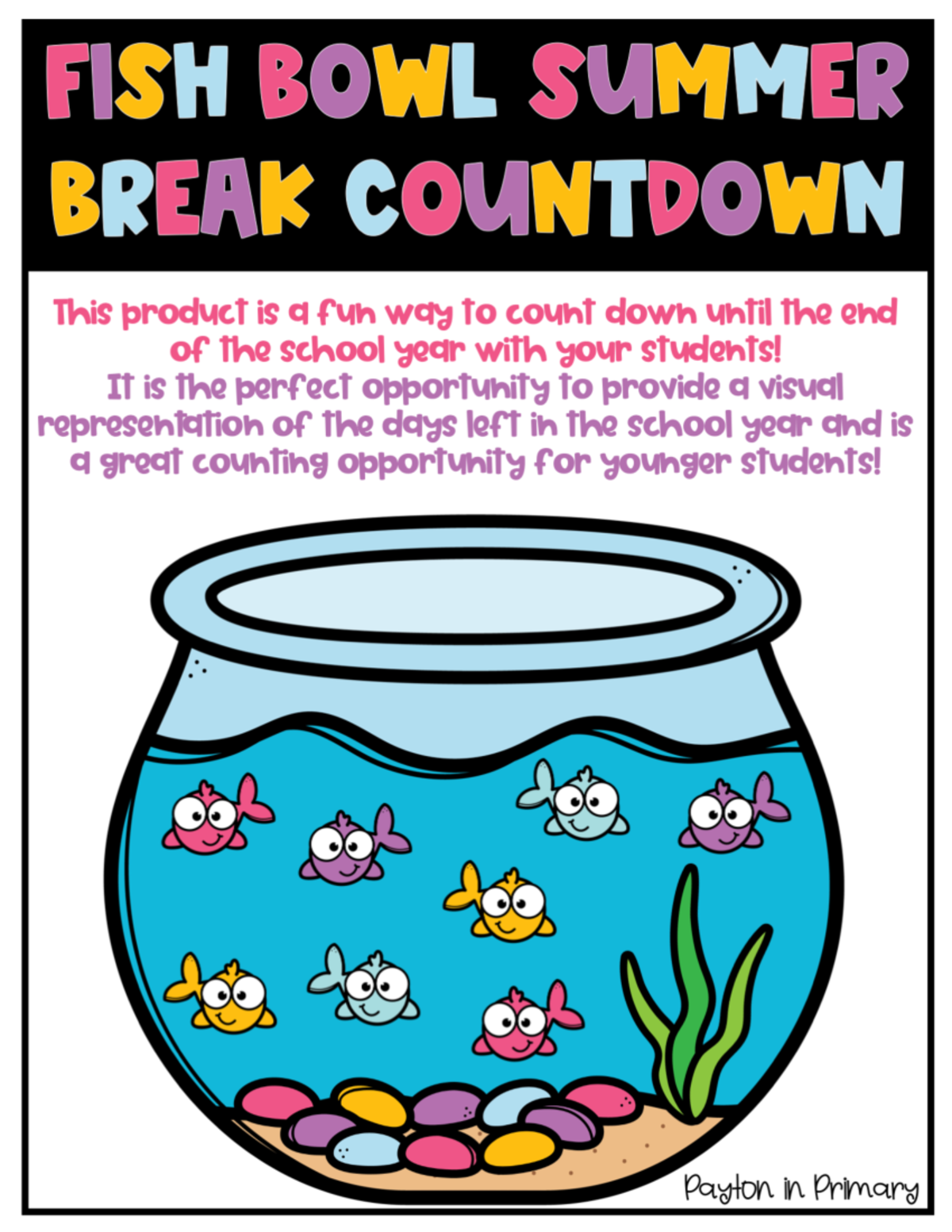 Fish Bowl Endof Year Countdown Days Until Summer Break Poster-1 - Studocu