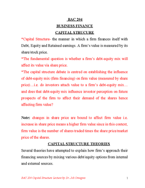 BAC 200 Notes Upload - BAC 200: ACCOUNTING FOR ASSETS COMPILED BY: DR ...