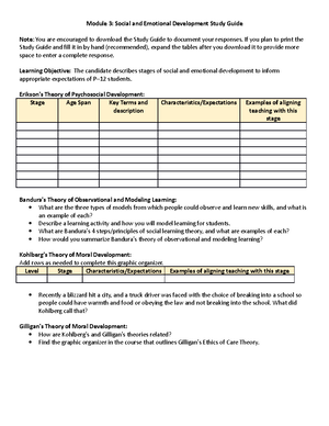 D093 Task 3 - no revisions needed - D093 Task 3 Taylor Cook A1: Video ...