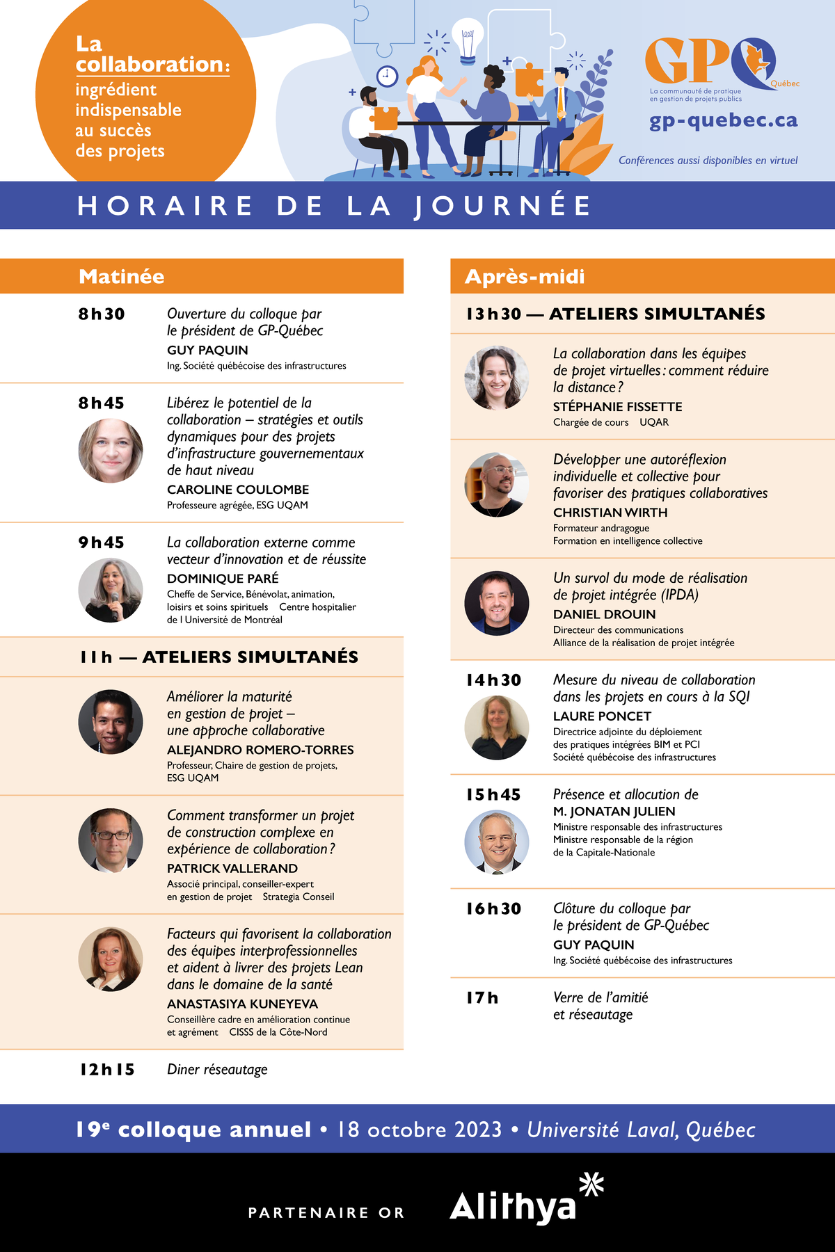 GP-Quebec colloque-2023-Horaire-Programmation - La collaboration ...