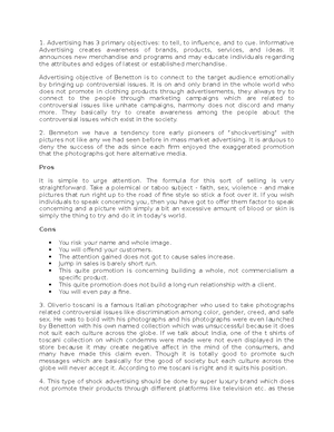 Informative Advertisements Examples