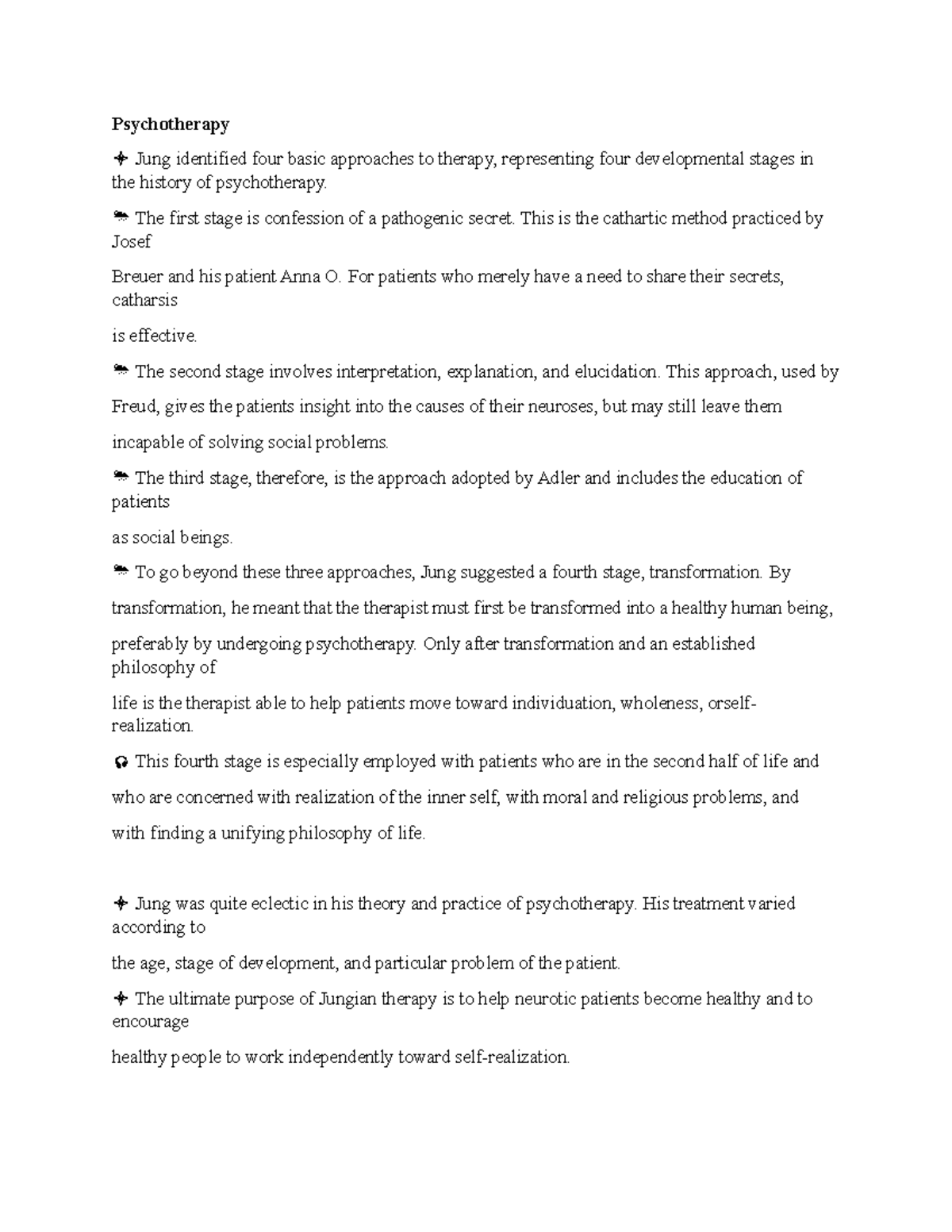 Psychotherapy - The first stage is confession of a pathogenic secret ...