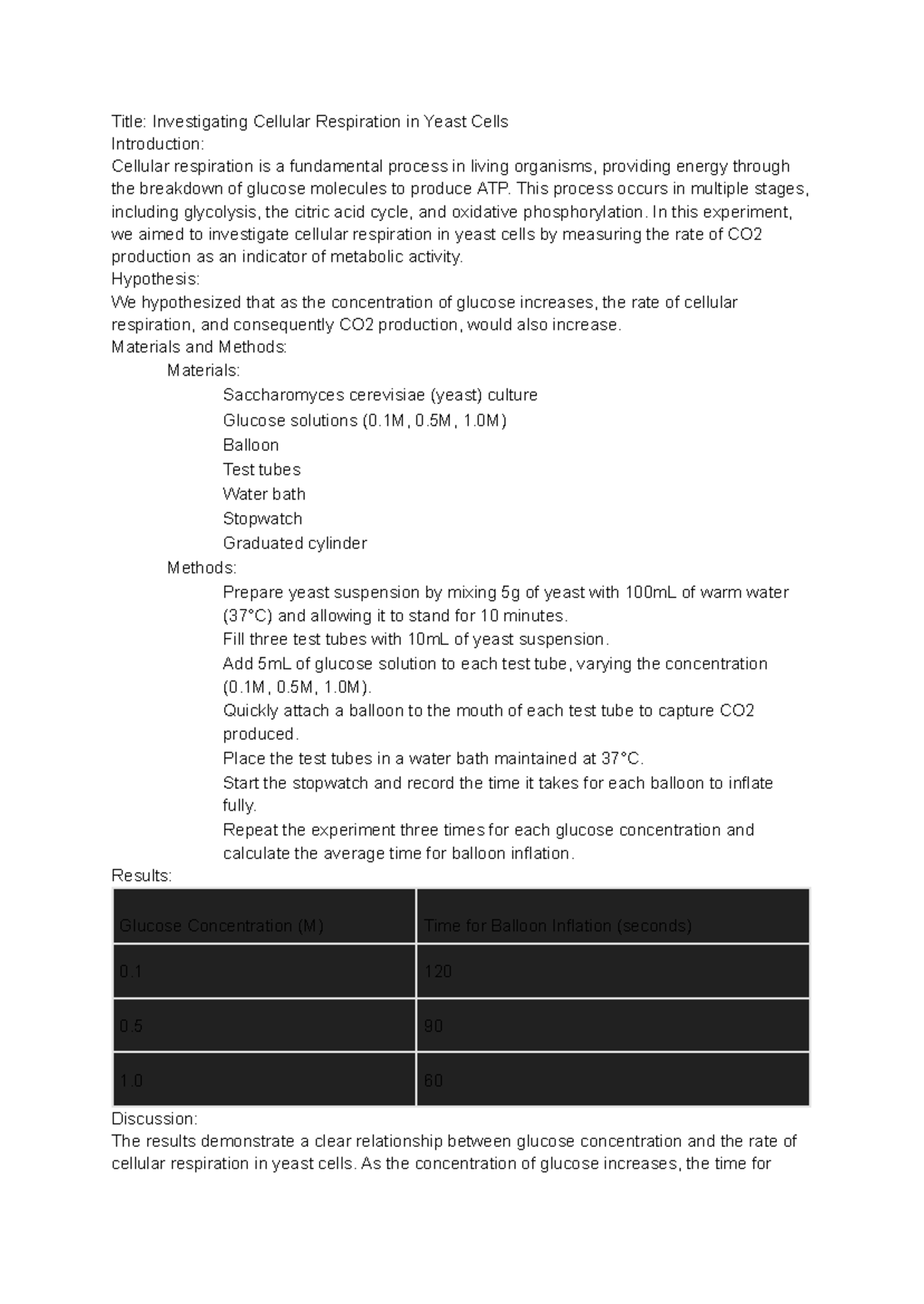 2 - abrac - Title: Investigating Cellular Respiration in Yeast Cells ...