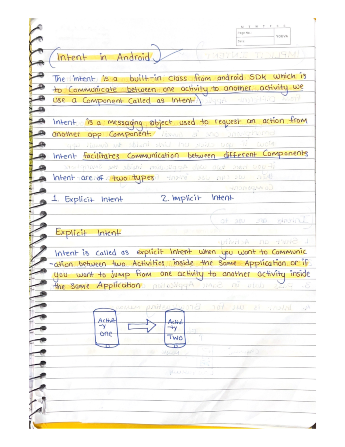Scanned Documens - this is lecture notes of android studio - Computer ...