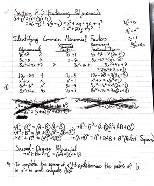 Intermediate Algebra, Section 6 - Synthetic Division - MAT 1033 ...