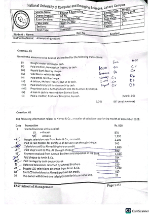Chapter 3 solution - financial and managerial accounting ch 3 - Brief Exercises B. Ex. 3. B. Ex ...