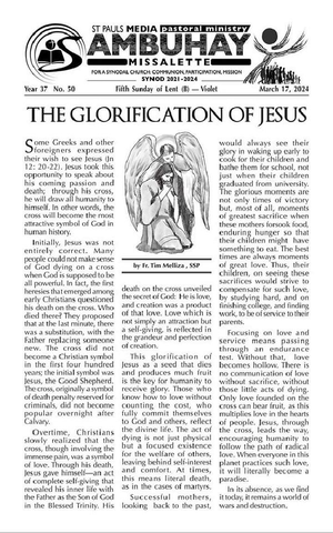 Sambuhay Tagalog March 17, 2024 - Ecclessistical Theology - Studocu