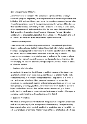 Entrepreneurship Development notes for semester - LECTURE NOTES ON ...