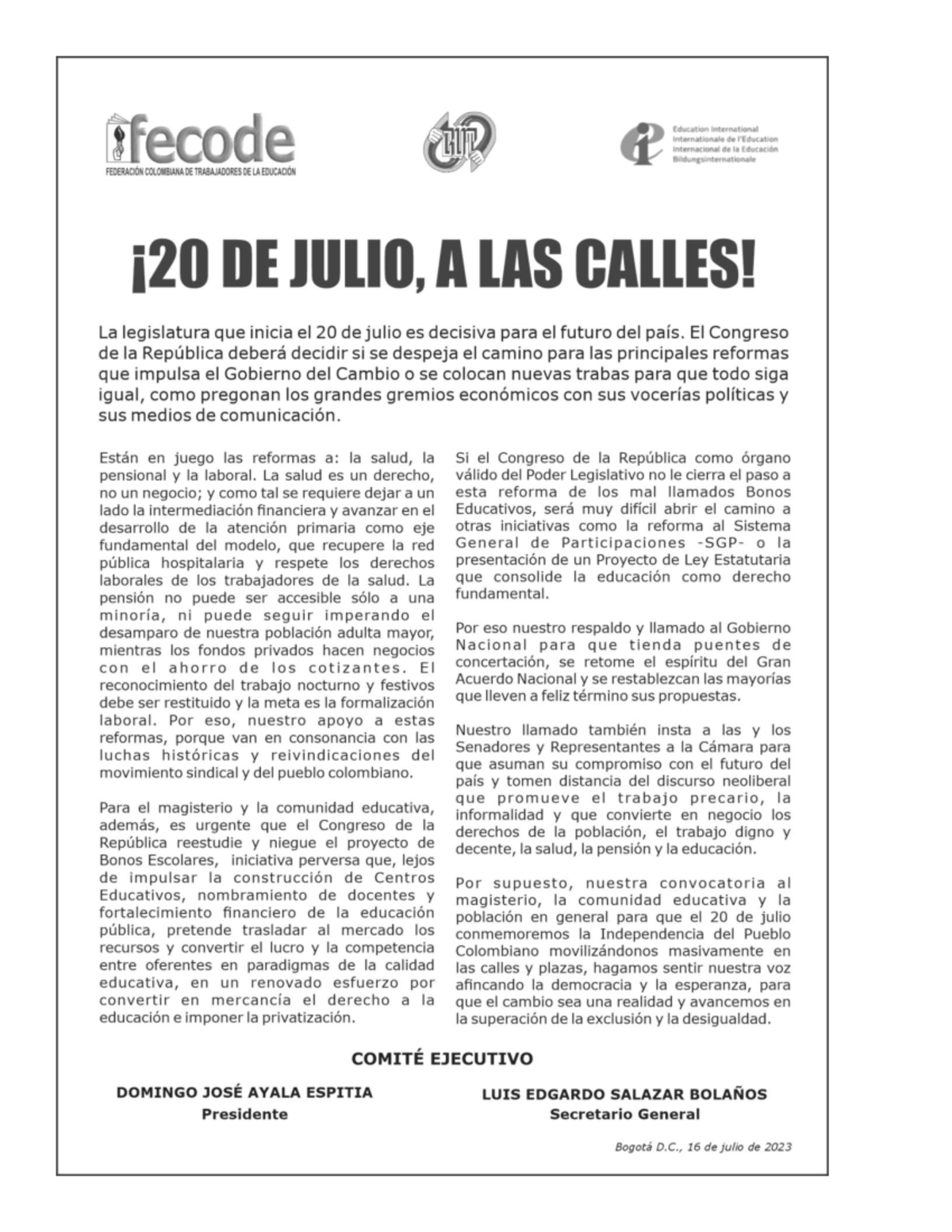 Fecode Espectador - Kkkkkk - Introducción a las Ciencias Sociales - Studocu