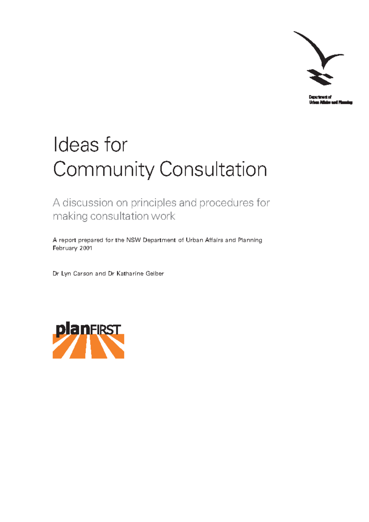 Ideas for community consultation - Ideas for Community Consultation A ...