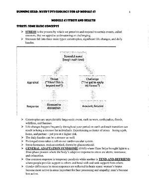 Module 57 - Summary Psychology - BSP - Studocu