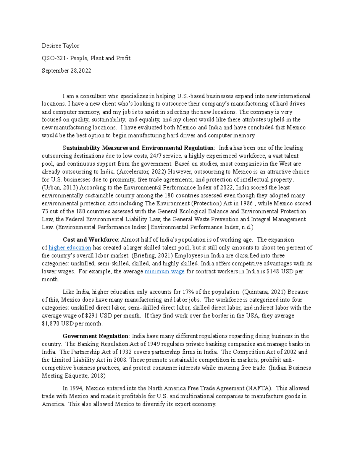 Evaluating Potential Partnerships - Desiree Taylor QSO-321- People ...