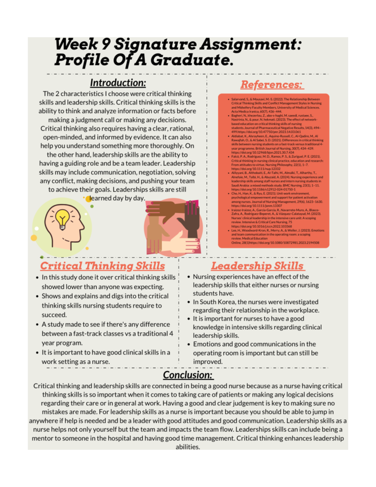 The Profile of a Graduate Poster- Katie Ayala - Week Signature ...