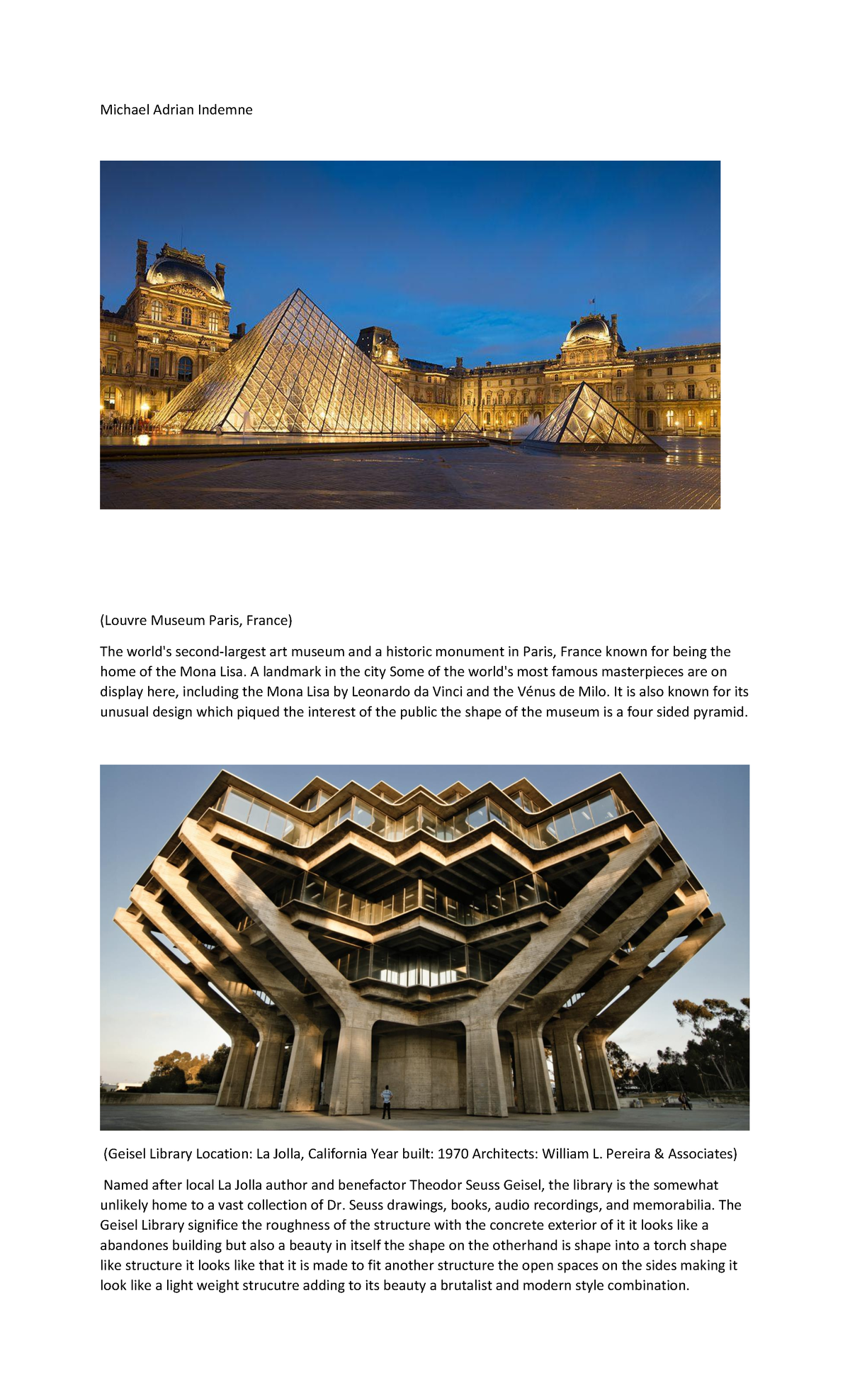 Michael Adrian Indemne - Michael Adrian Indemne (Louvre Museum Paris ...