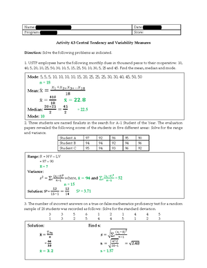 Activity 2.2 MMW - MMW - Name: Cristy Ann B. Sevilla Date: 16/10/ Program: BSCE_1O Score ...