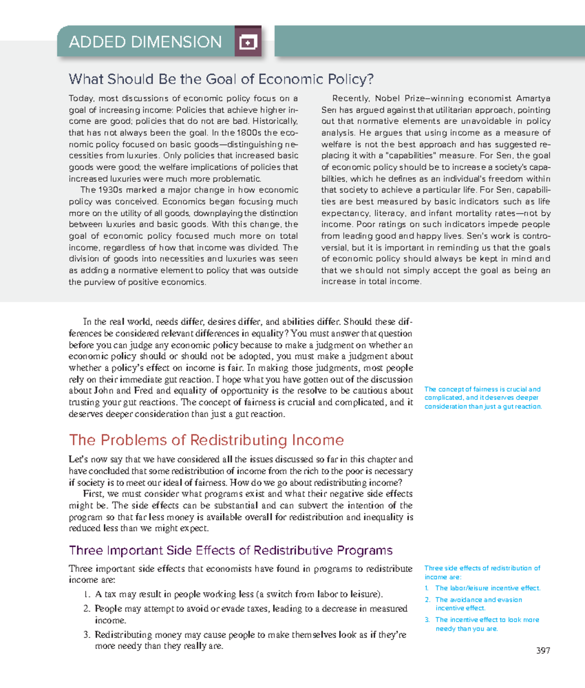 Economics-154 - n/a - 397 In the real world, needs differ, desires ...