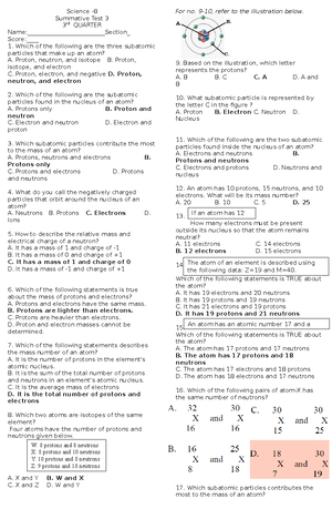 Sci8 Q3 Mod4 Periodic Tableof Elements v3 - NOT 11 Science Quarter 3 – Module 4: Periodic Table ...