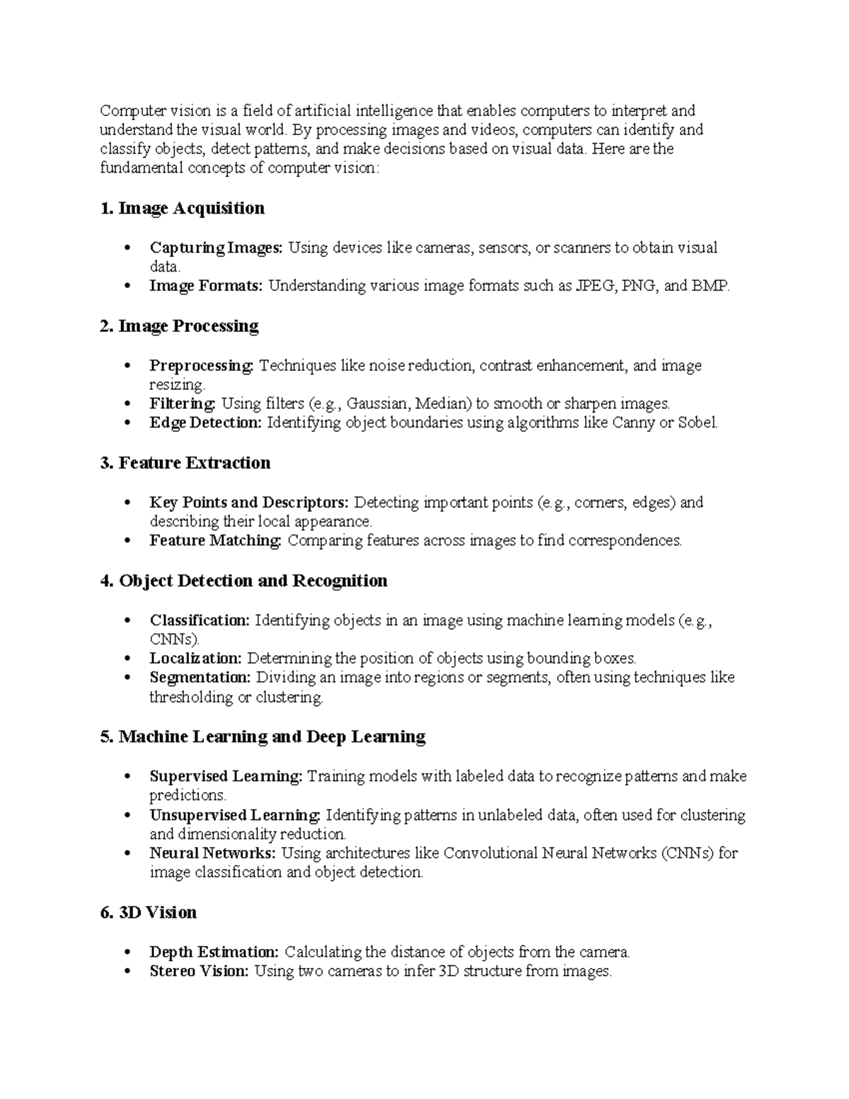 Computer vision preprocessing - Computer vision is a field of ...