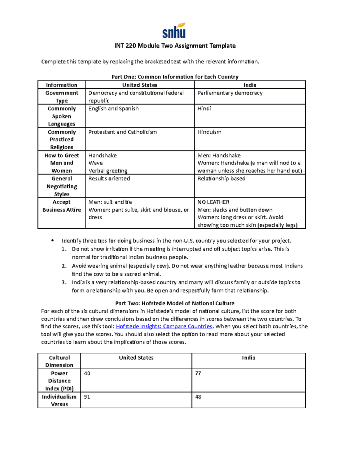 Int 220 Module Two Assignment Template Int 220 Module Two Assignment