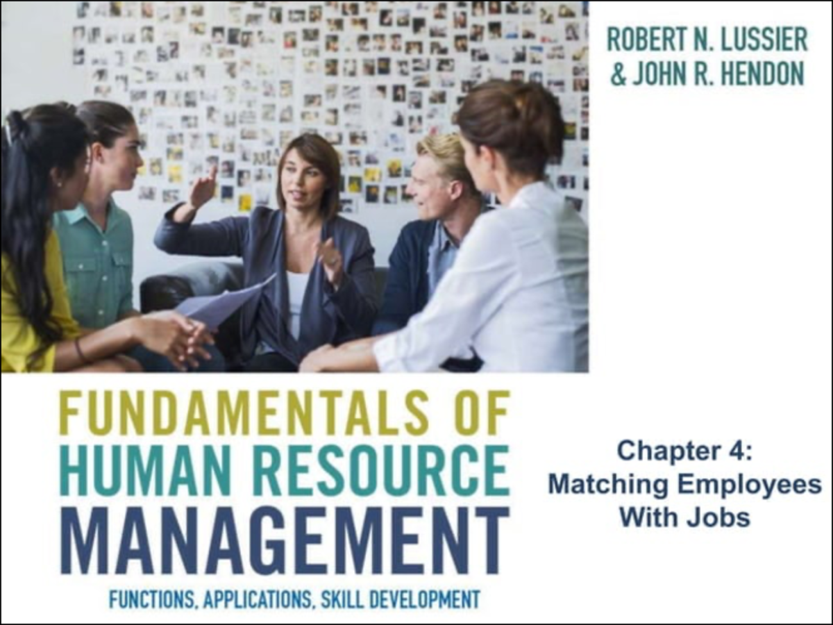 Chapter 4 HRM - Human Resource Management - Studocu