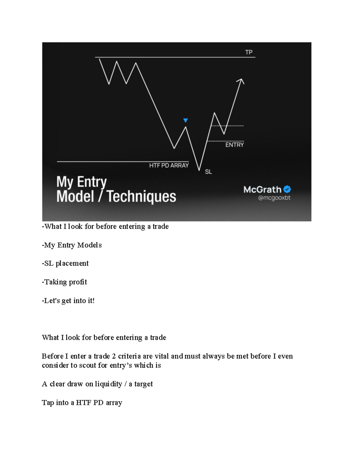 FVG Tutorial - fvg -What I look for before entering a trade -My Entry ...