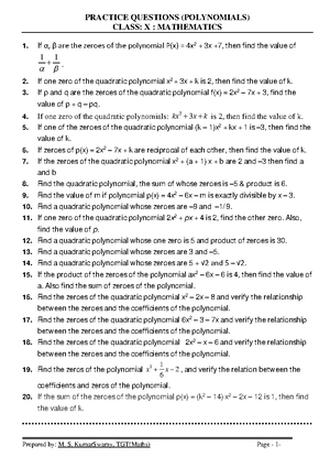 Homework sheet 3C - math - Class X Math Standard - Studocu